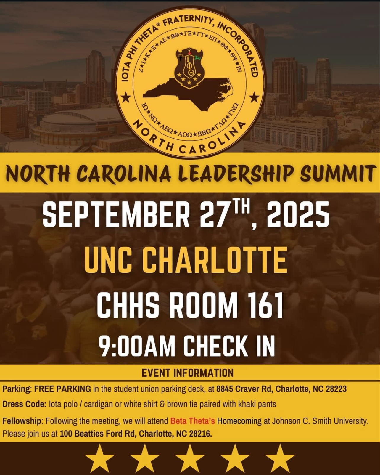 NORTH CAROLINA STATE LEADERSHIP SUMMIT – One Iota Events