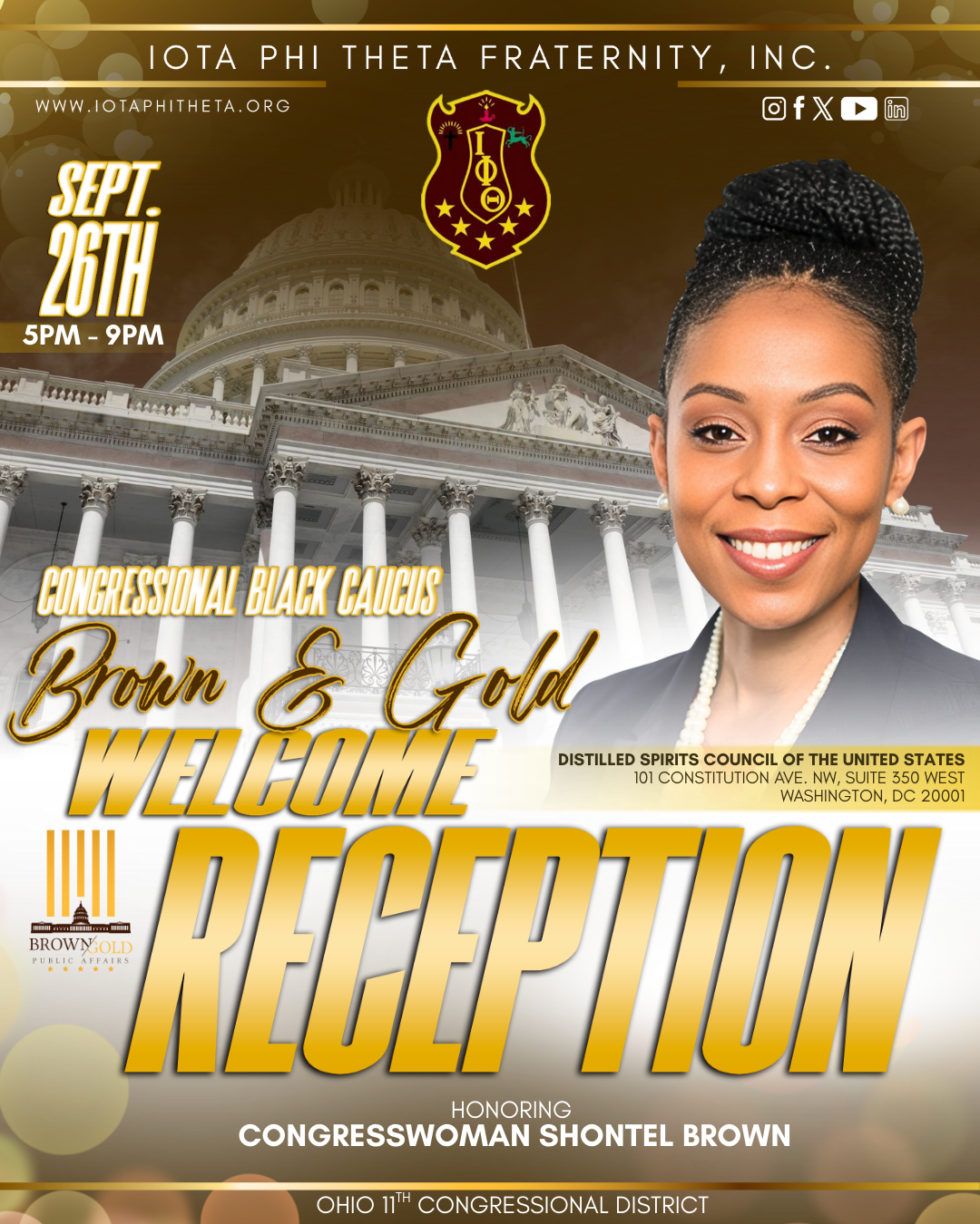 2025 Congressional Black Caucus Welcome Reception – One Iota Events