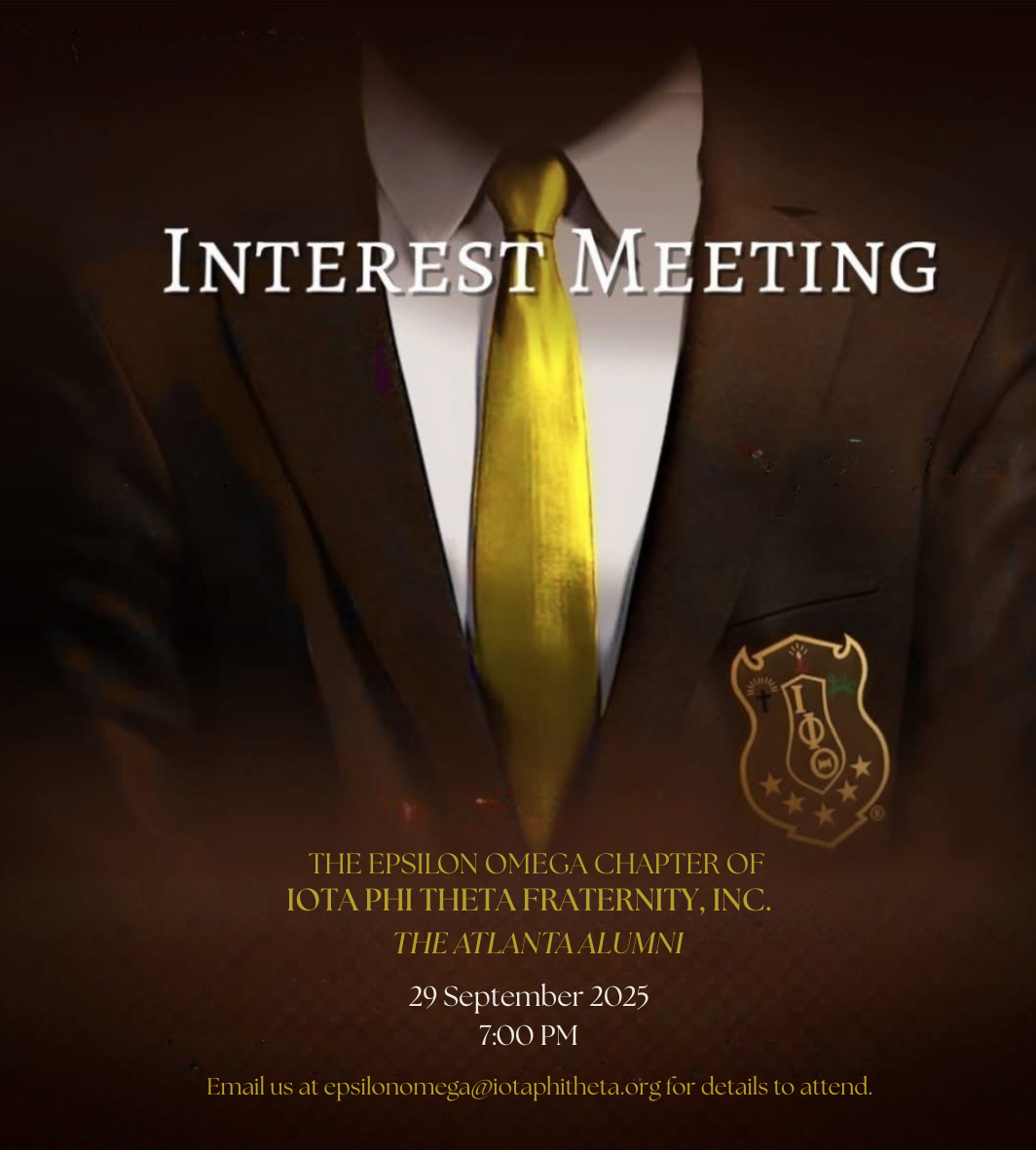 Epsilon Omega Interest Meeting – One Iota Events