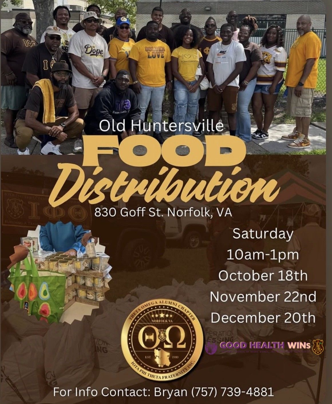 Huntersville (Norfolk) Food Distribution – One Iota Events