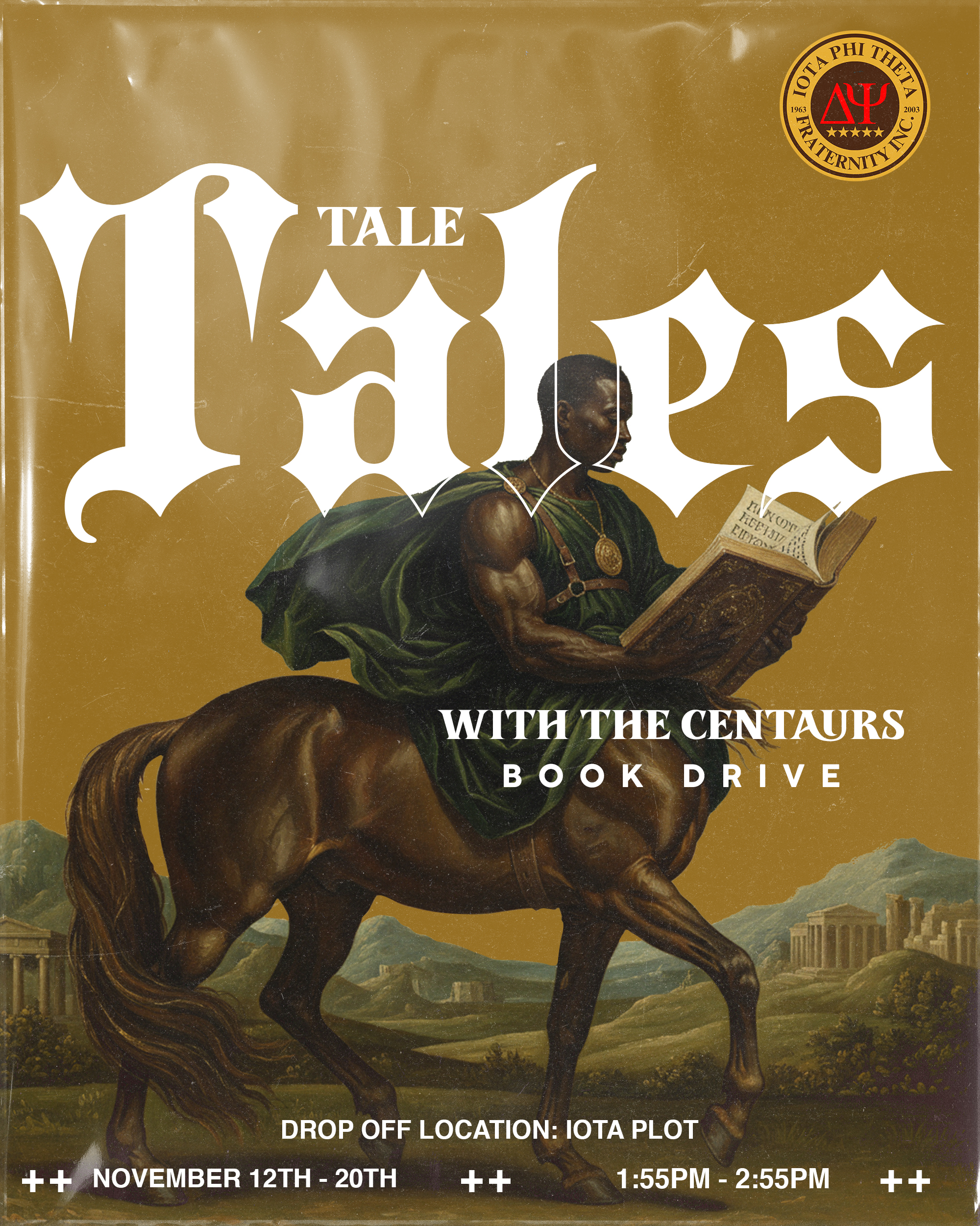 Tale Tales with the Centaurs Book Drive – One Iota Events