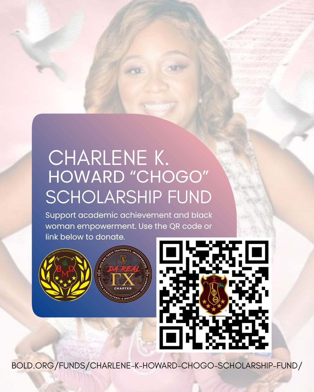 Charlene K Howard Chogo Scholarship – One Iota Events